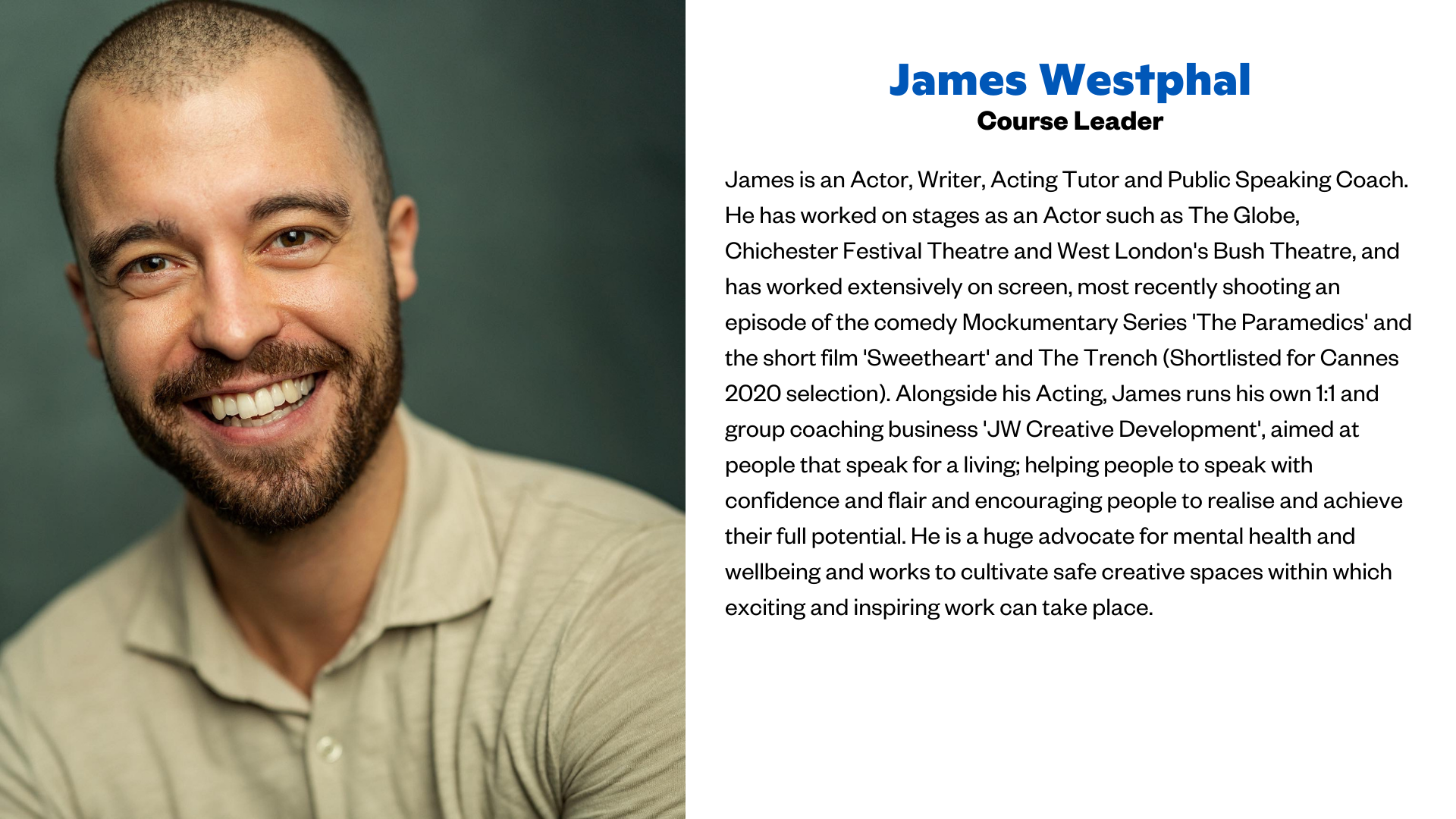 Part-Time Foundation in Acting - ArtsEd